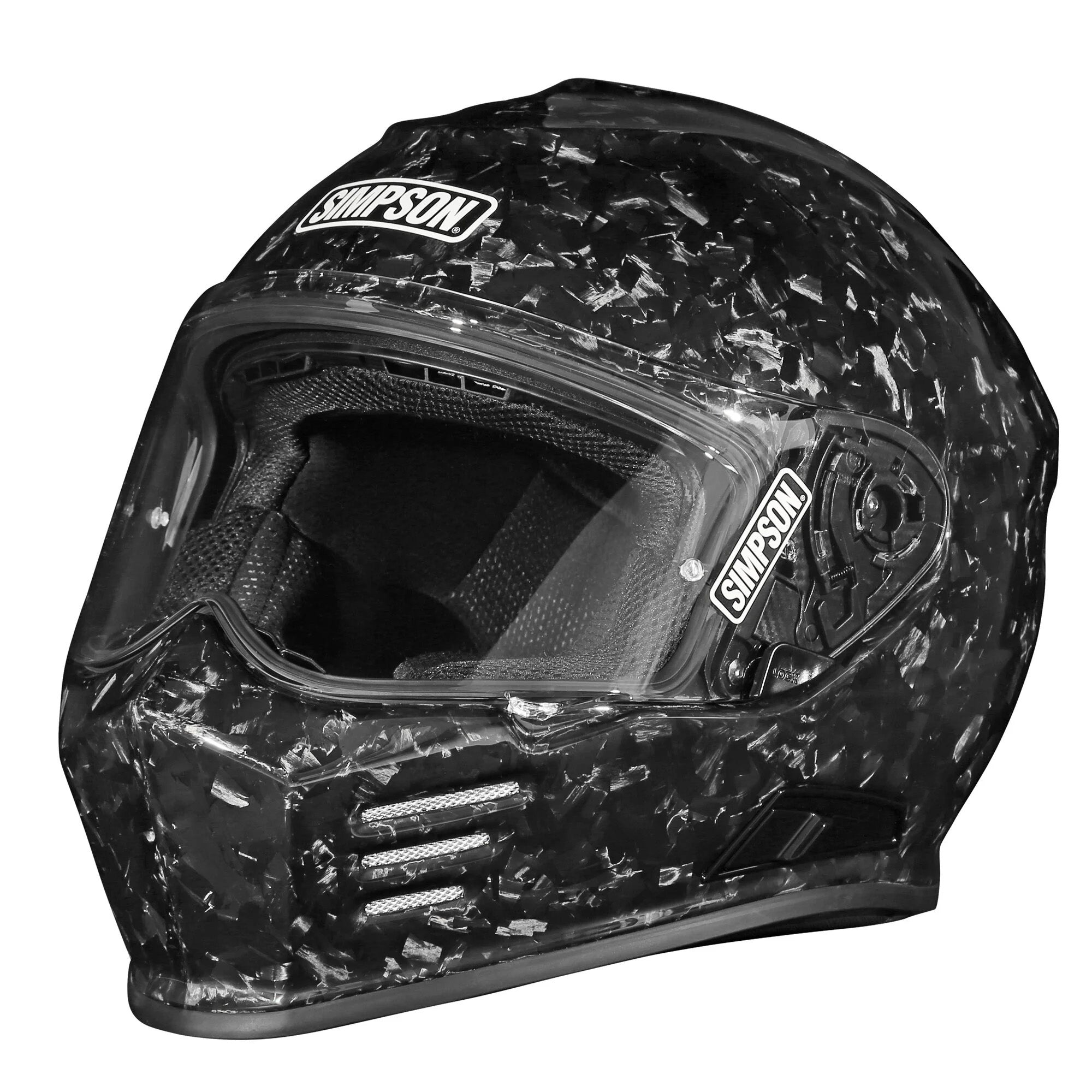 Simpson Ghost Bandit Carbon Fiber Helmet - Forged Carbon – Gastown ...