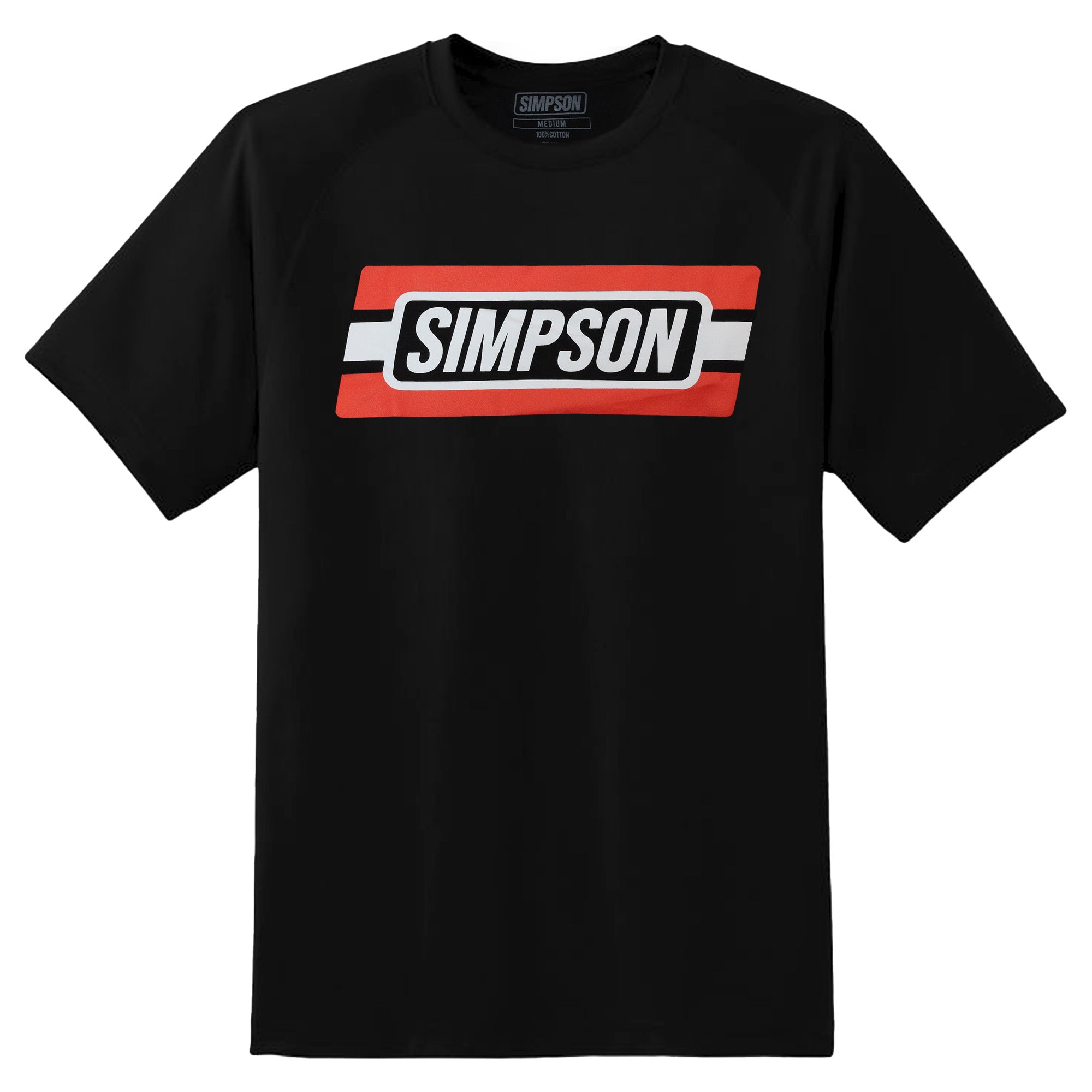 SIMPSON RED WHITE STRIPE TEE BLACK – Gastown Supply Co.