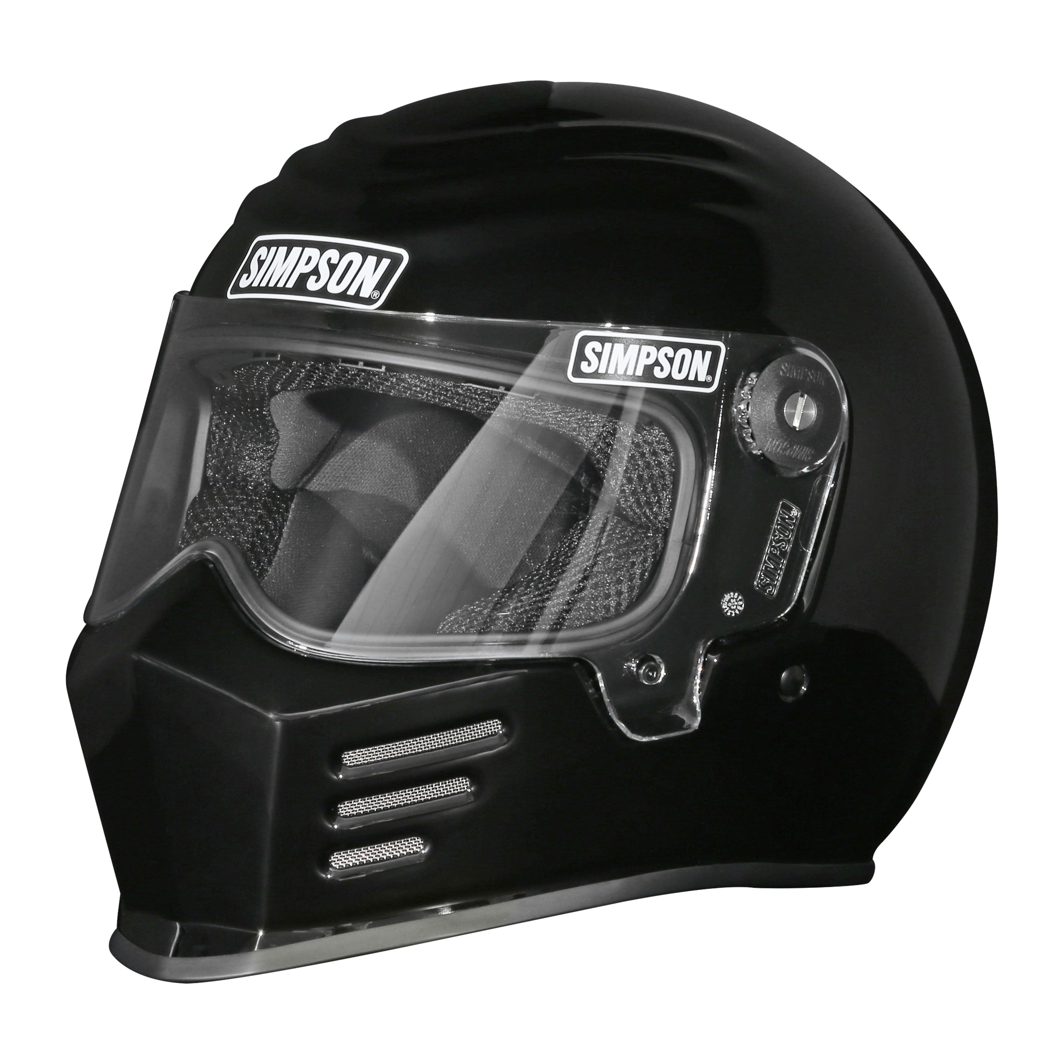 Simpson Outlaw Bandit Helmet Gen 3 - Gloss Black – Gastown Supply Co.